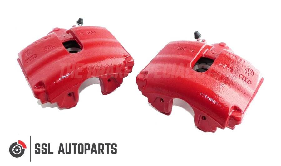 VW POLO 1.4 GTI 2010-2014 Pair Front Remanufactured Brake Calipers ...
